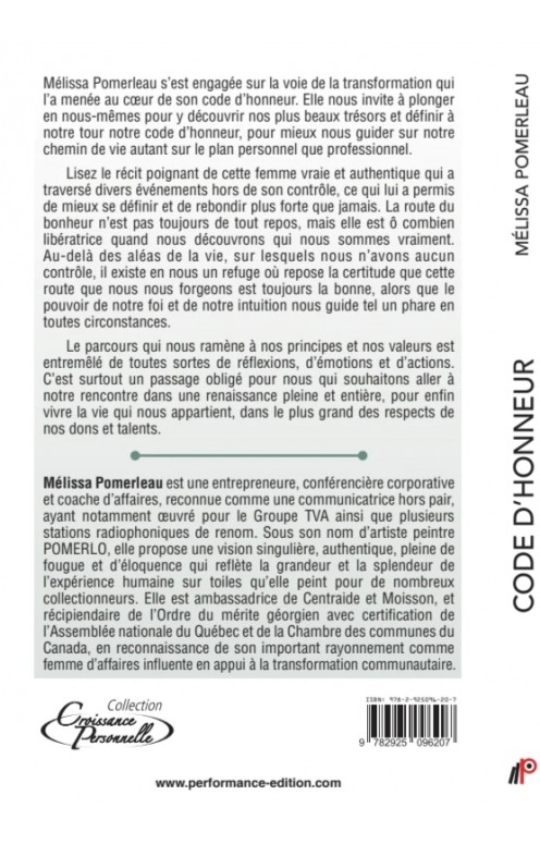 Code d'honneur - Performance Édition